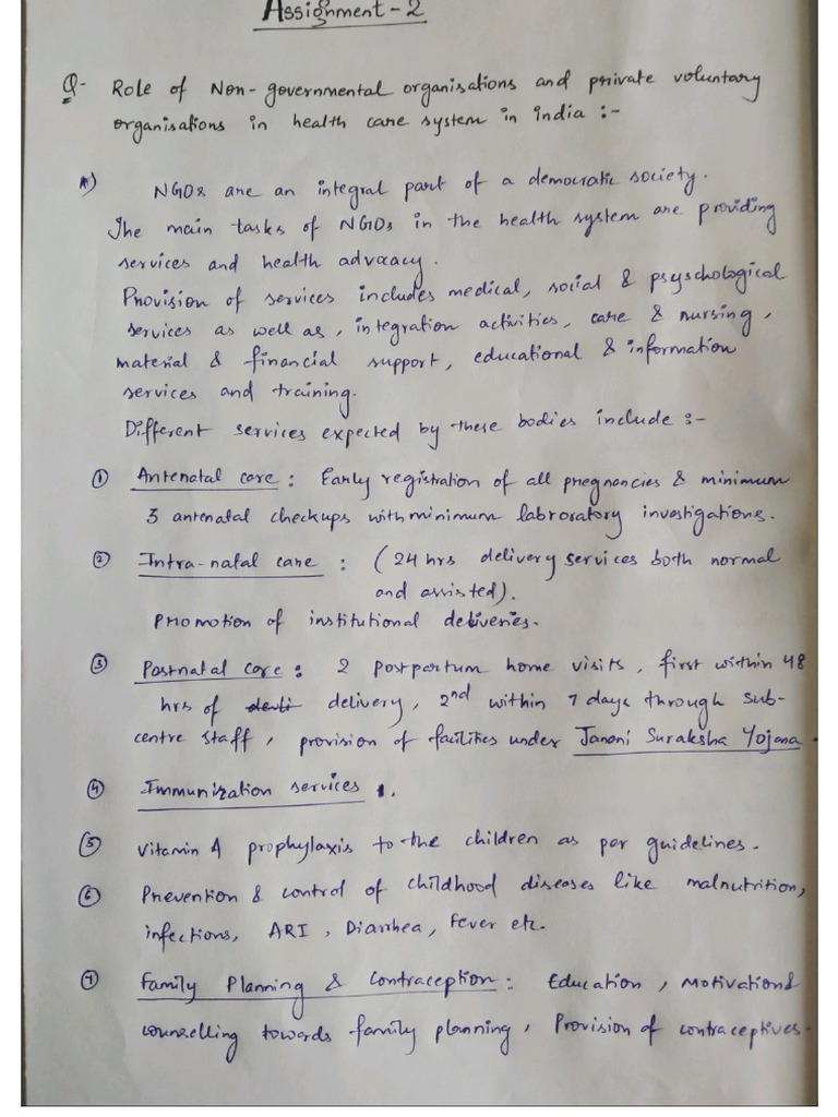 Healthcare Assignment 2 | PDF