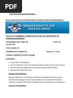 BCOS 185 Jan July 2025 | PDF | Entrepreneurship