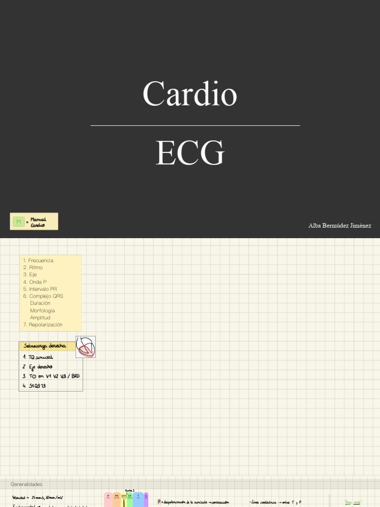 Cardio - ECG | PDF | Electrocardiografia | Sistema circulatorio