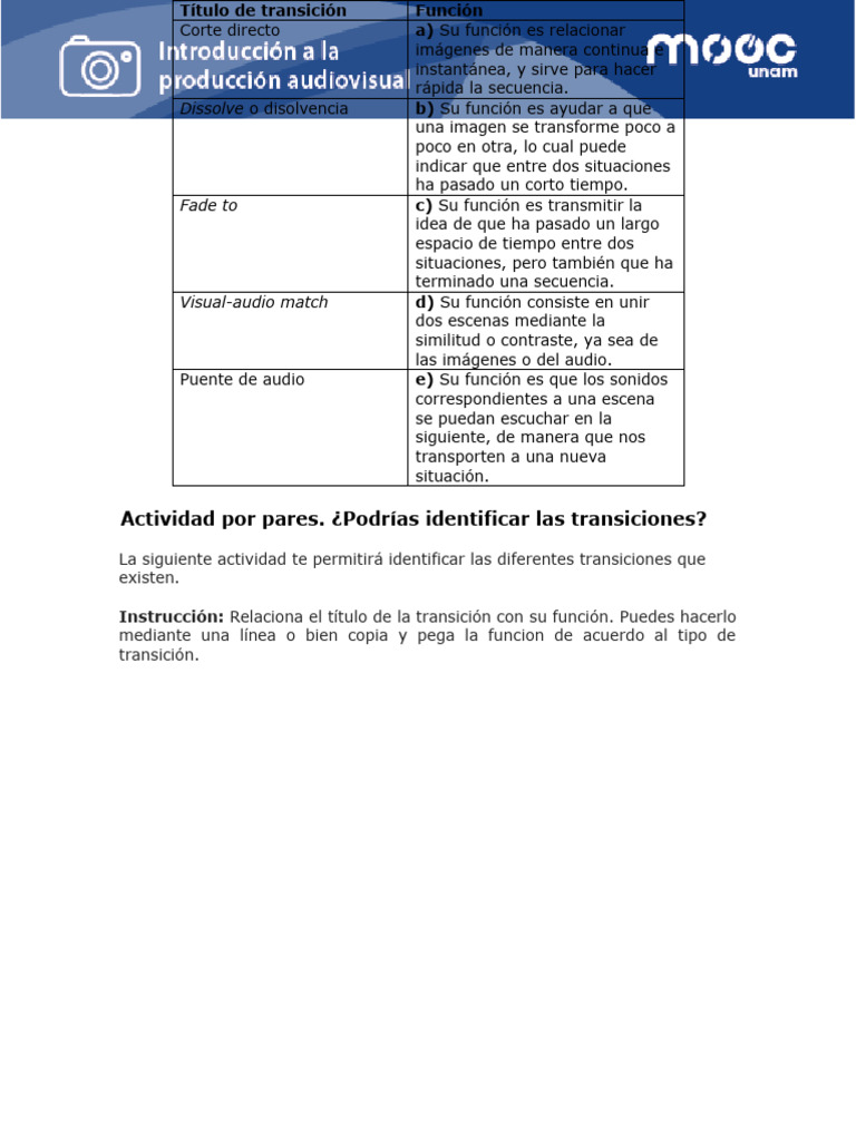 Identificación de Transiciones Audiovisuales | PDF