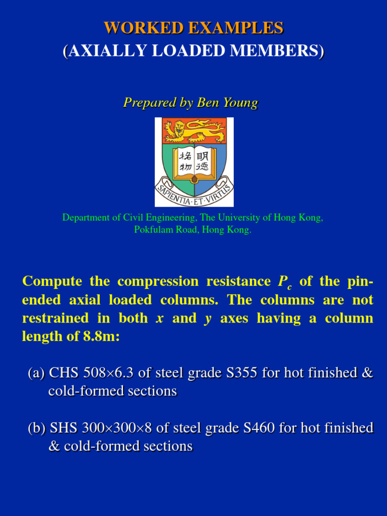 Topic 3 - Part 3 (Column Examples) | PDF | Civil Engineering ...