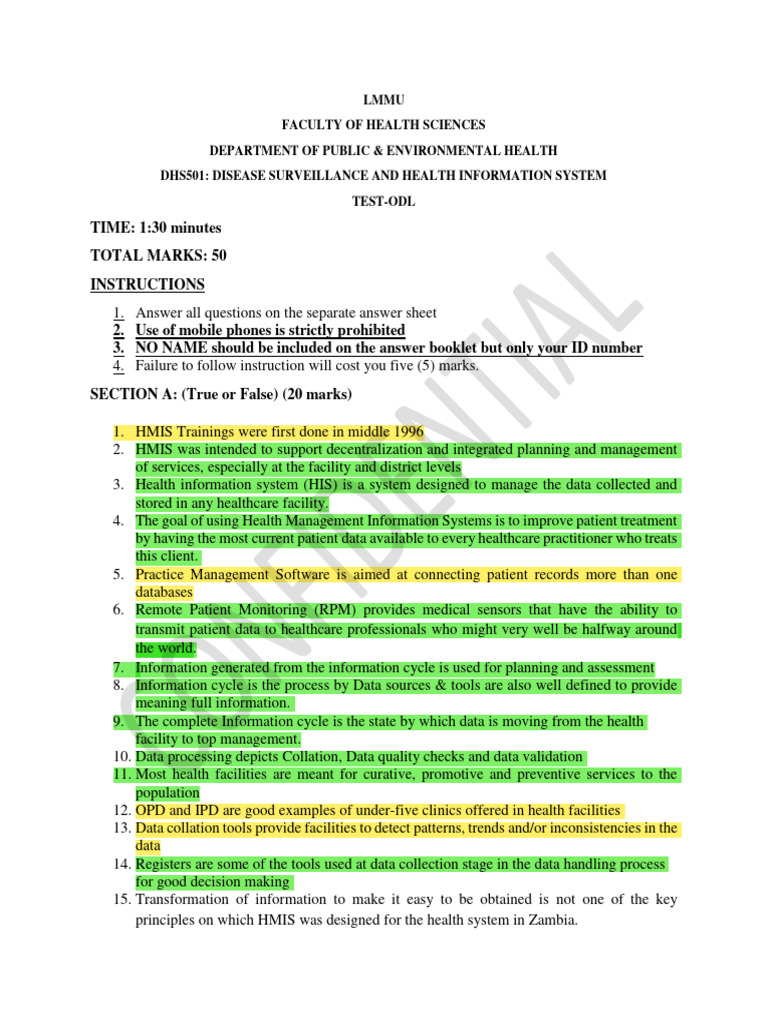 Test DHS Odl | PDF | Health Informatics | Health Care