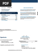 Spectrum Bill | PDF | Payments | Service Industries