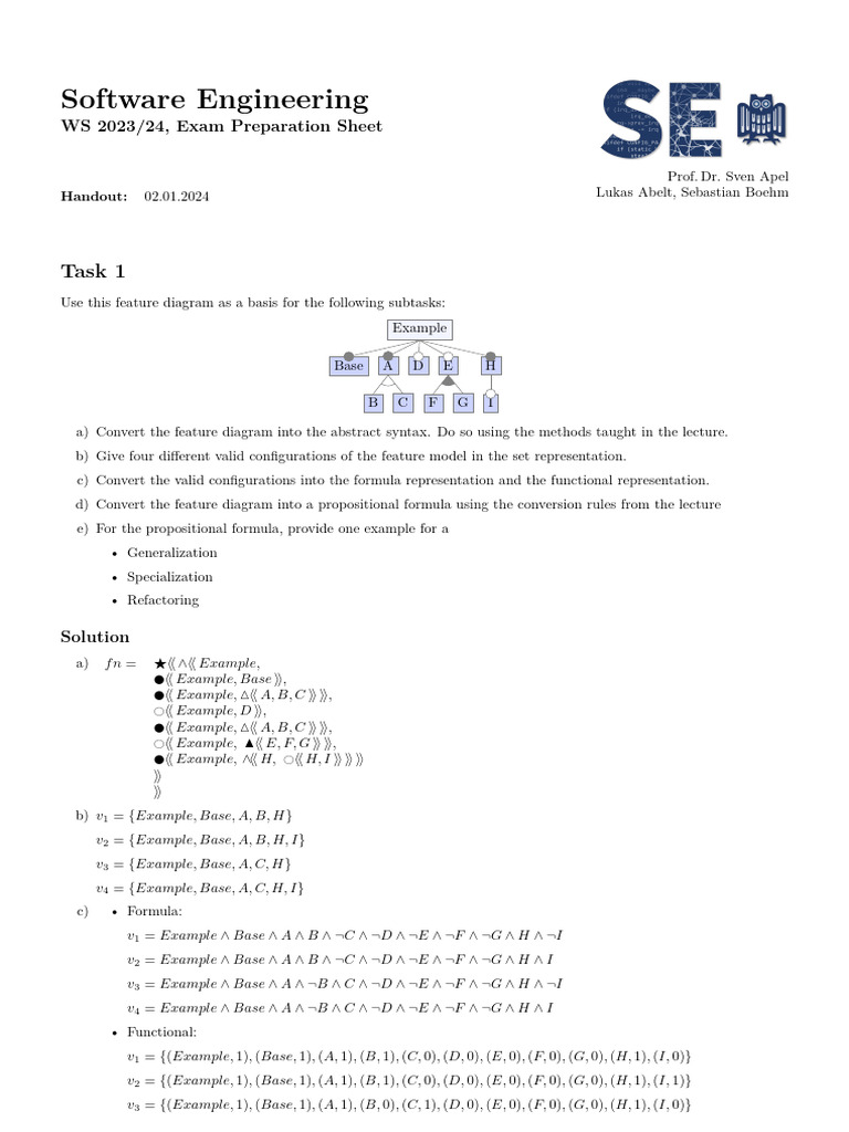 Exam Preparation Excercise Sheet - Solutions | PDF | Encryption | String (Computer Science)
