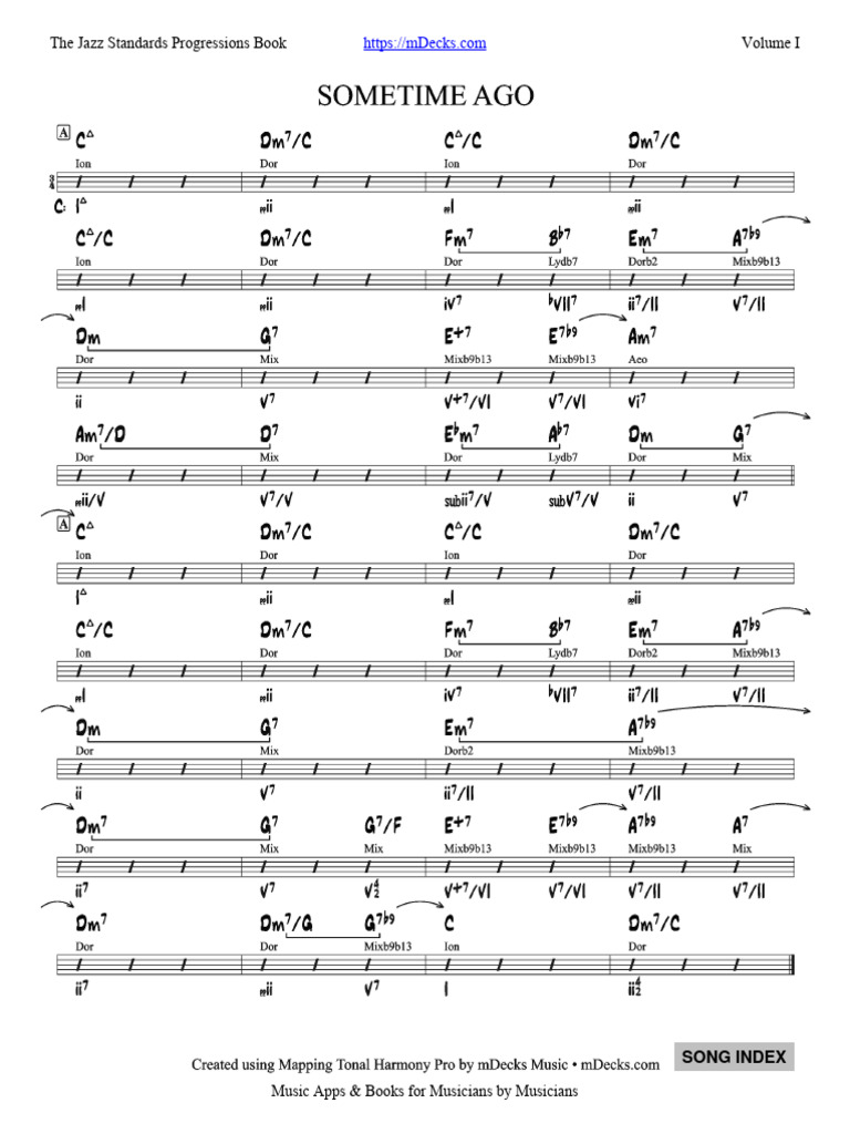 Jazz Standards Chord Progressions | PDF | Elements Of Music | Music Theory