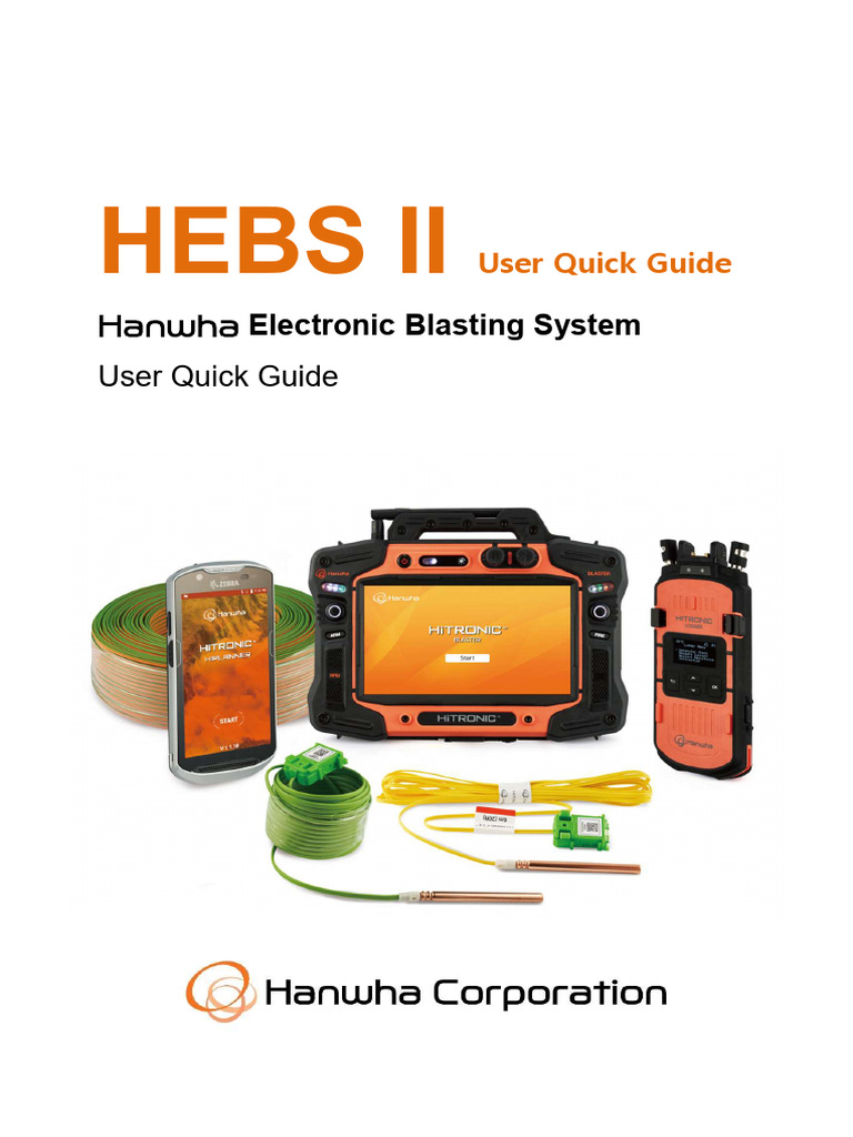 HEBS II Electronic Blasting System Guide | PDF | Rechargeable Battery ...