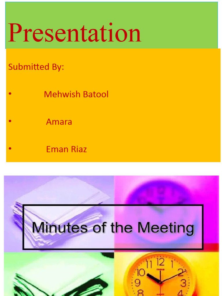 Presentation. English | PDF