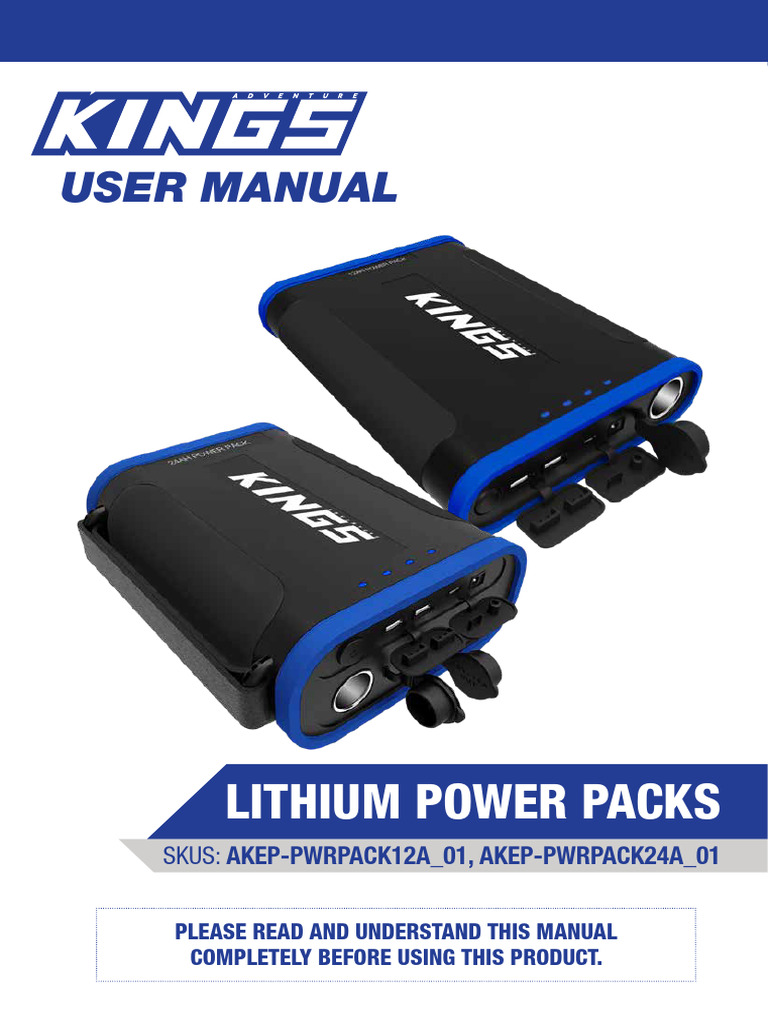 Power Packs Manual V1.3 | PDF | Battery Charger | Electronics