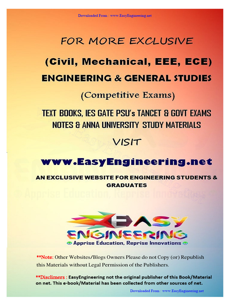 EC8352 - by EasyEngineering - Net 1 PDF | PDF | Laplace Transform | Fourier Transform
