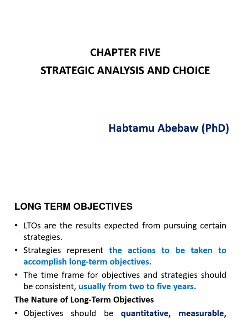 Strategic M Chapter 5 | PDF | Strategic Management | Competitive Advantage