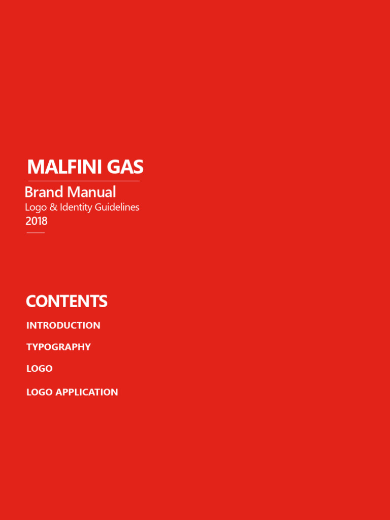Malfini Gas Brand Guidelines | PDF | Brand | Typography