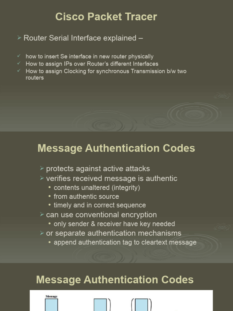 Lecture - 16 - To 18 - Mac Hash Hmac Rsa | PDF | Public Key ...