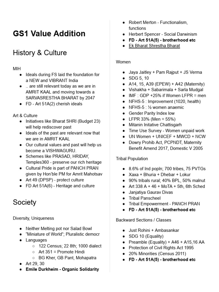 GS1 Value Addition: History & Culture | PDF | Conscience | Utilitarianism