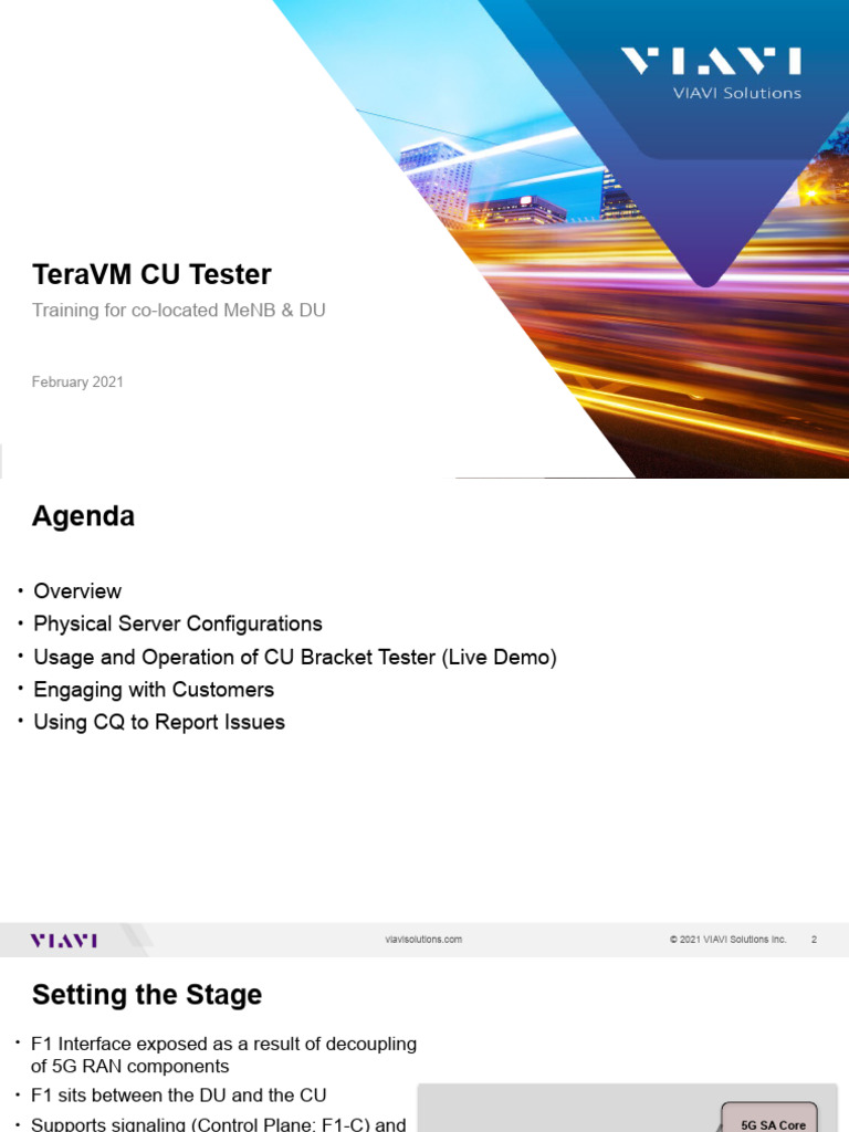 TeraVM DU Emulator FAE Training v7 | PDF | World Wide Web | Internet & Web