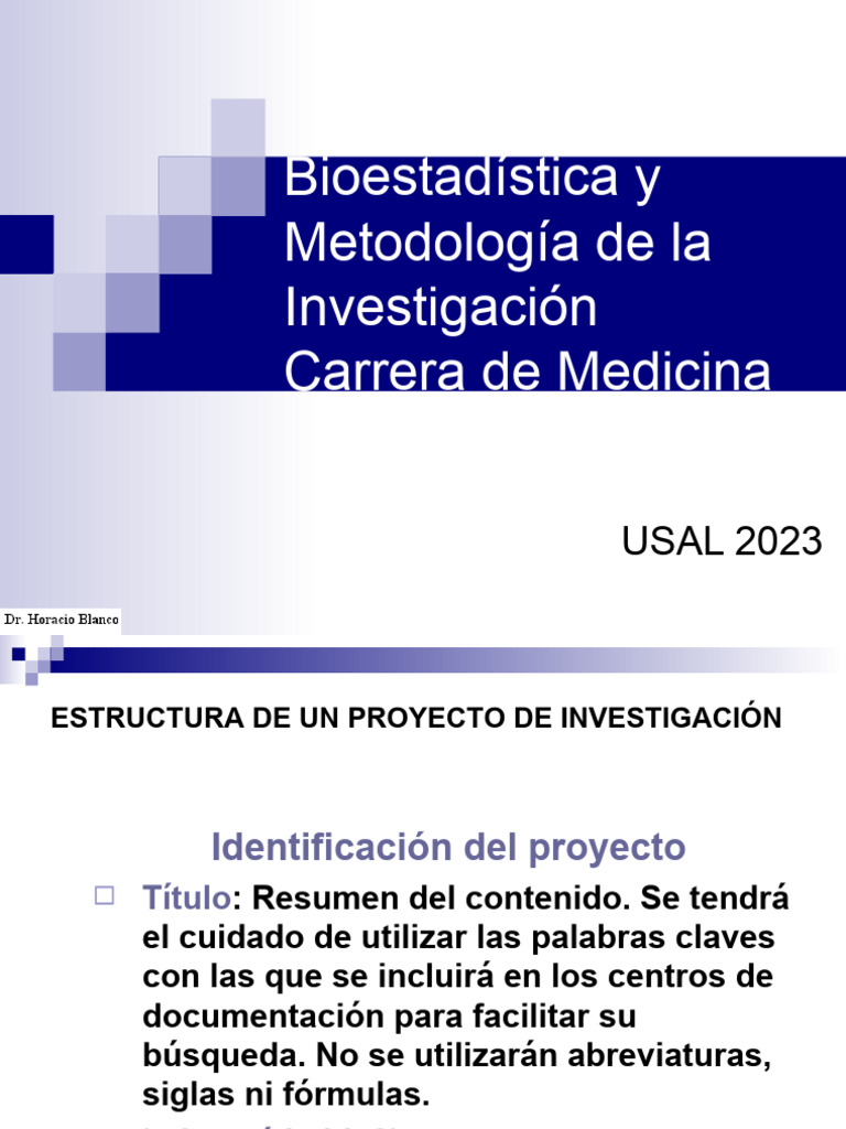 Bioestadística y Metodología de La Investigación METODOLOGÍA | PDF | Muestreo (Estadísticas ...