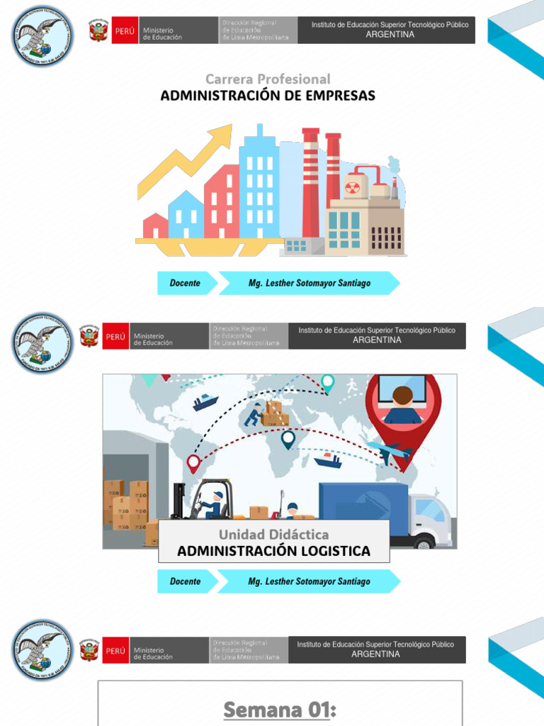 Sesión 01 - Introduccion a la Logistica | PDF | Logística | Cadena de ... Sesión 01 - Introduccion a la Logistica | PDF | Logística | Cadena de ...
