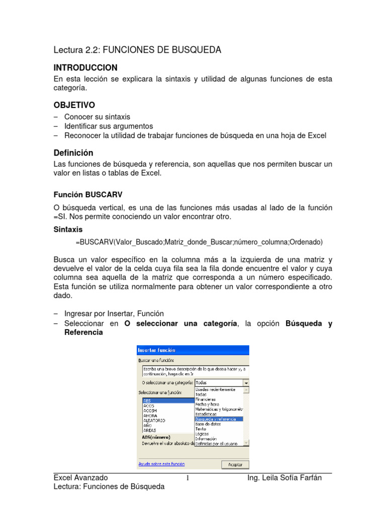 Lectura 2.2 Funciones de B Squeda | PDF | Matriz (Matemáticas ...
