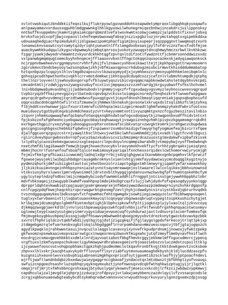 Random Text Document Analysis | PDF | Science & Mathematics