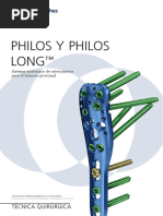 Técnica Quirúrgica Placa Philos: Conceptos | PDF | Tornillo | Metalurgia