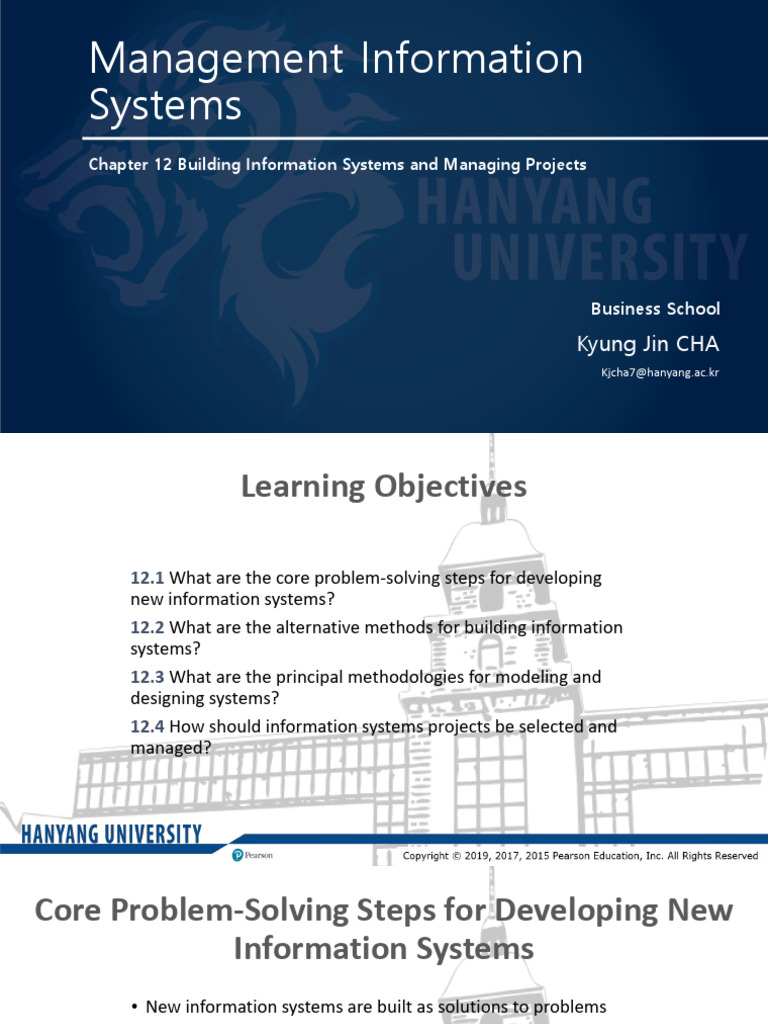 ch12 - Building Information Systems and Managing Projects | PDF | Project Management | Mobile App