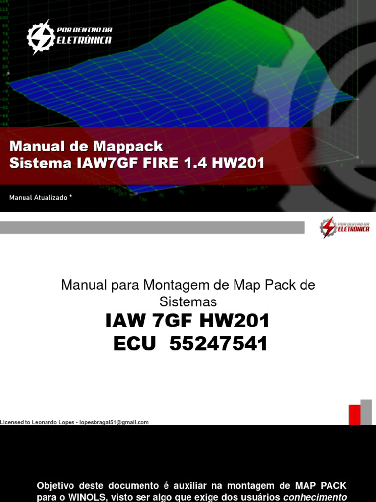 Manual Padrões de Mapas Marelli Iaw 7gf Hw201 Ecu 55247541 | PDF ...