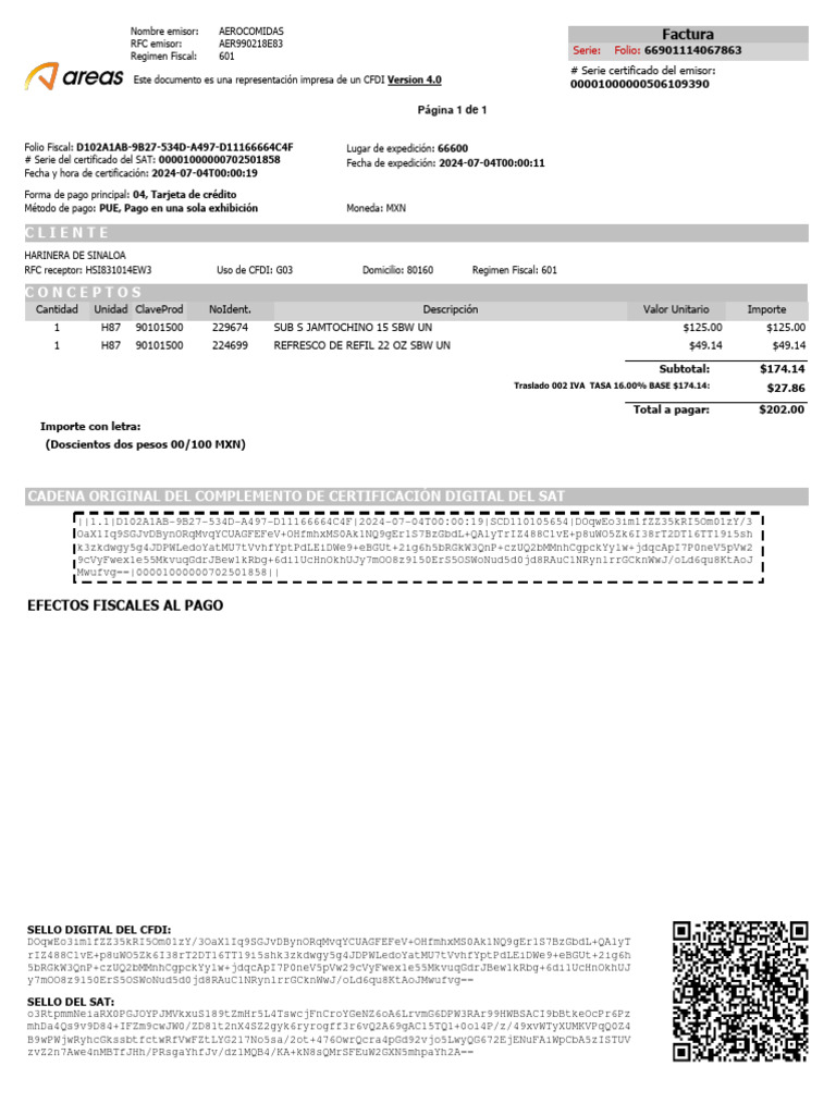 Cliente: Factura | PDF | Pagos | Dinero