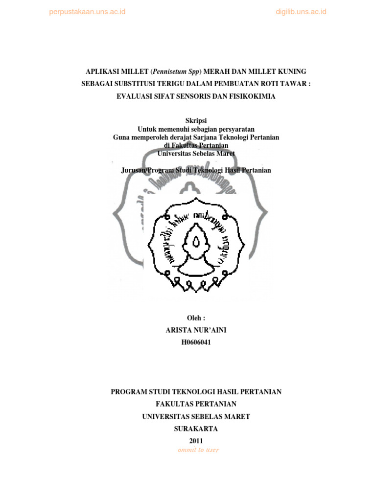 Komposisi Bahan Roti (Skripsi) | PDF | Sains & Matematika