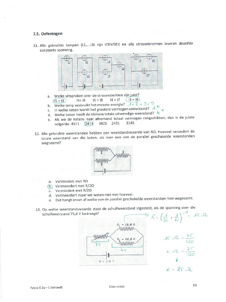 Oefeningen Schakelingen Verbetersleuter Els | PDF