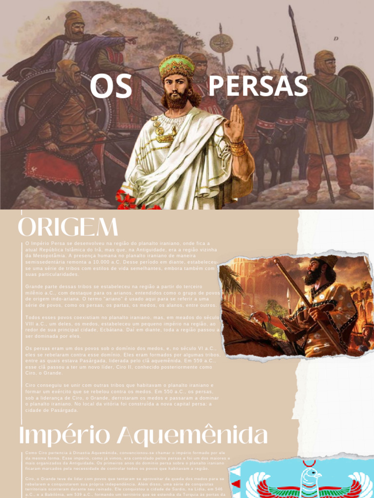 Apresentação Sobre Os Persas | PDF | Império Aquemênida | Guerras greco ...