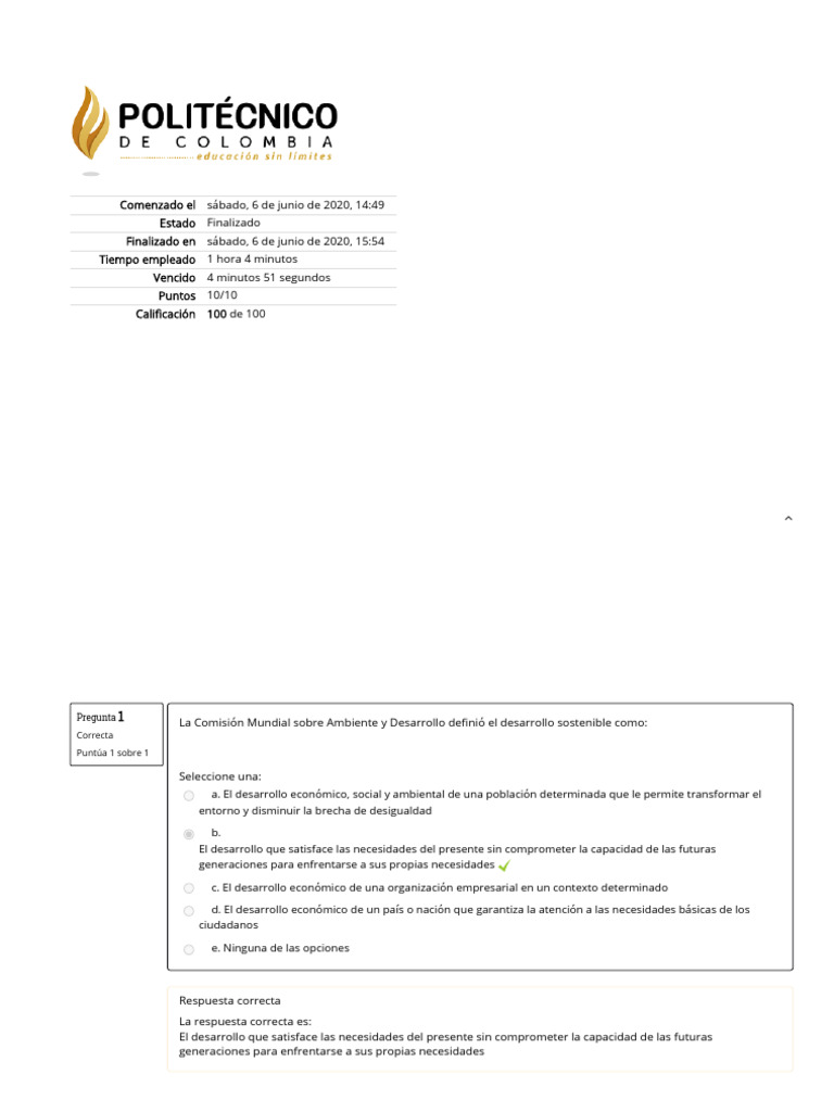 EVALUACIÓN - MÓDULO 2 | PDF | Sustentabilidad | Desarrollo sostenible