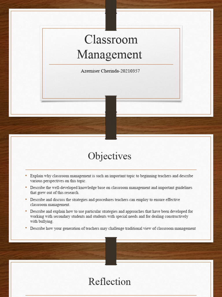 Classroom Management Presentation | PDF | Classroom Management | Teachers