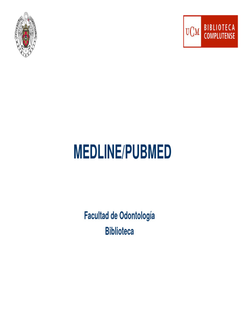 Comparativa Medline y PubMed en Odontología | PDF | Pub Med | Informática