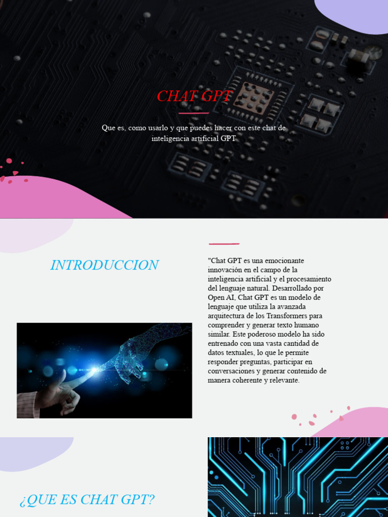 Proyecto Chat Gpt De Eliot Pdf Inteligencia Artificial