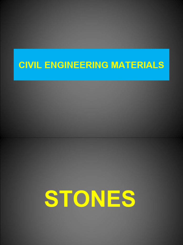 1 Stones | PDF | Rock (Geology) | Limestone