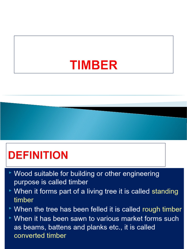 7 Timber | PDF | Wood | Trees