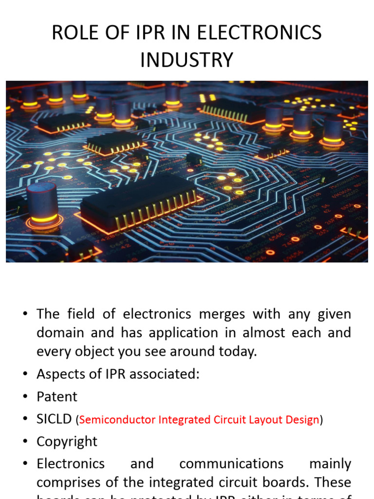 IPR and Integrated Circuits in India | PDF | Patent | Intellectual Property