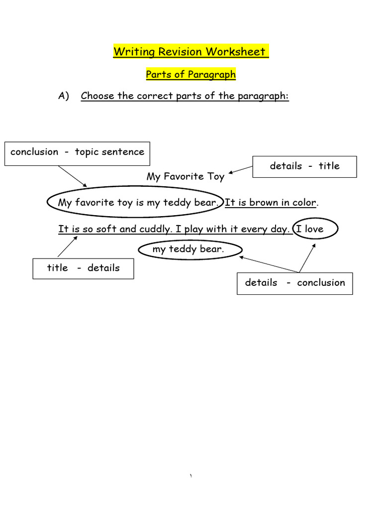 Paragraph Writing Basics | PDF | Cuisine | Foods
