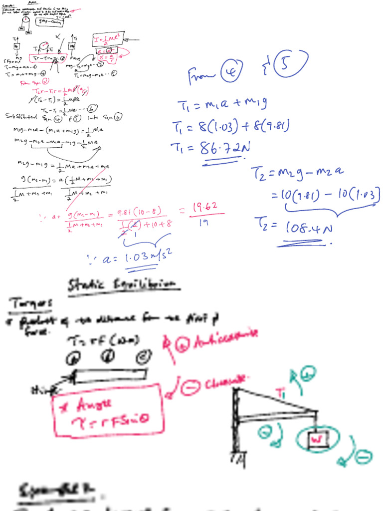 Static Equilibrium | PDF