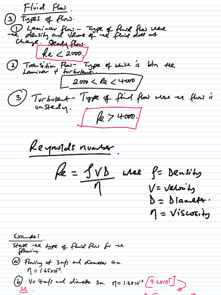 Fluid Flow in Tubes | PDF