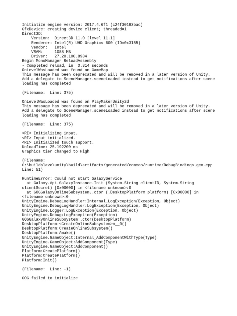 Output Log | PDF | Computing | Software