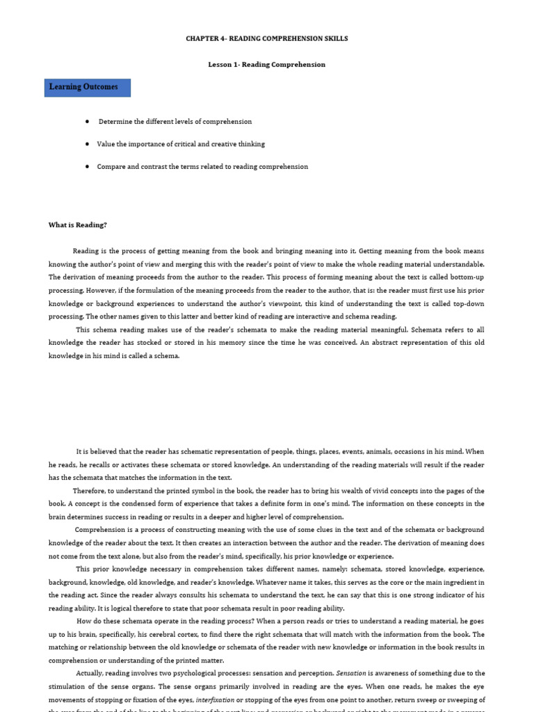 BC Eng 101 Final Term Module | PDF | Inductive Reasoning | Reading ...