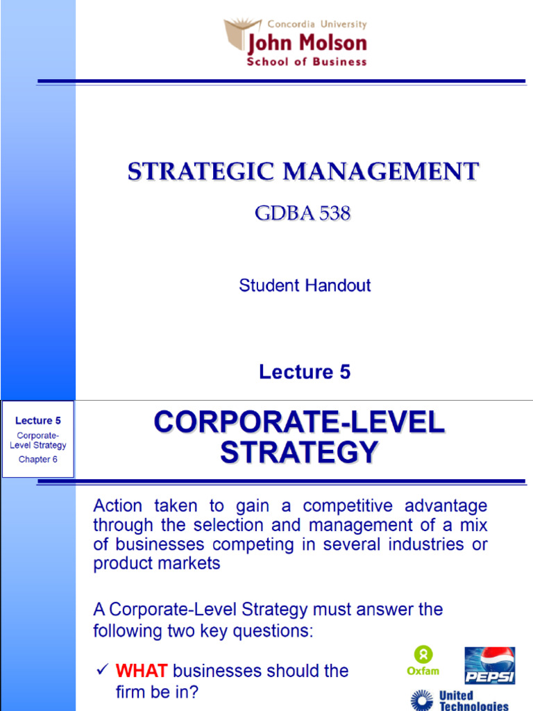 GDBA 538 S2023 Lecture 5 - Students | PDF