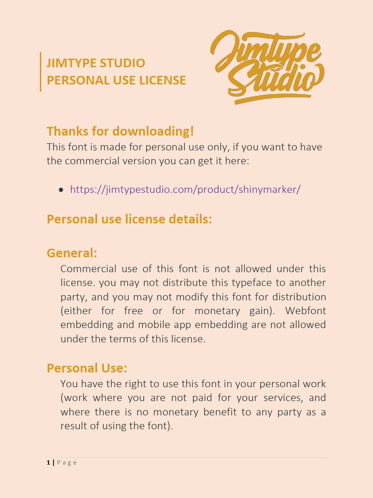 READ FIRST - Personal Use License Details | PDF | Career & Growth