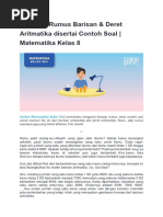Rumus Sn Deret Aritmatika dan Contoh | PDF | Metode & Bahan Ajar ...