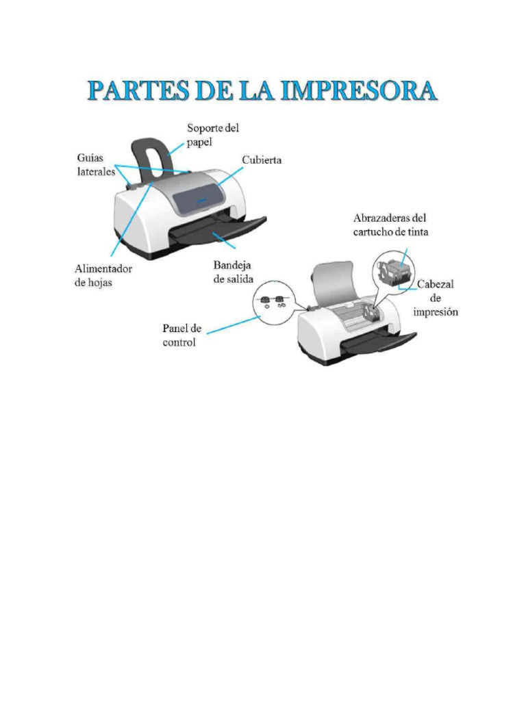 Partes de La Impresora 4grado | PDF