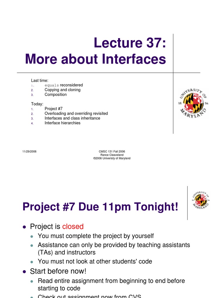 More About Interfaces | PDF | Inheritance (Object Oriented Programming ...