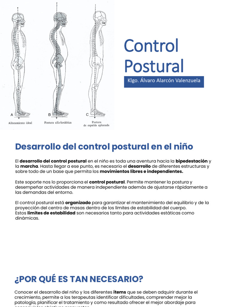 Clase Control Postural | PDF | Aprendizaje | Motivación