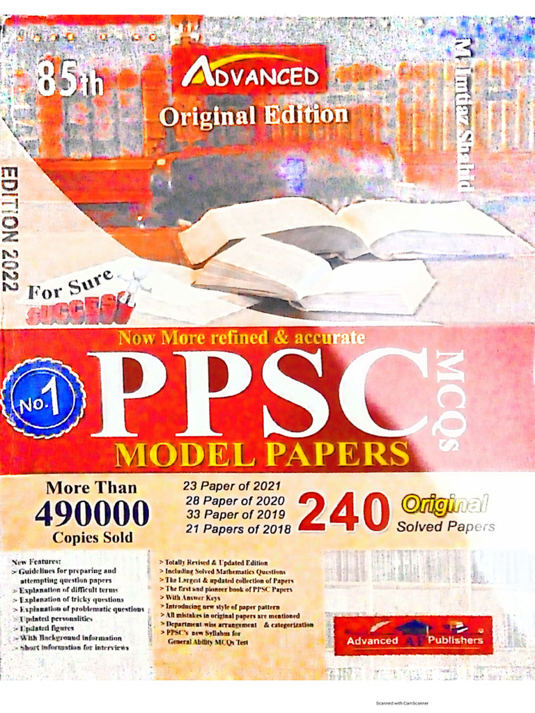 PPSC 85th Edition 03054827898 | PDF