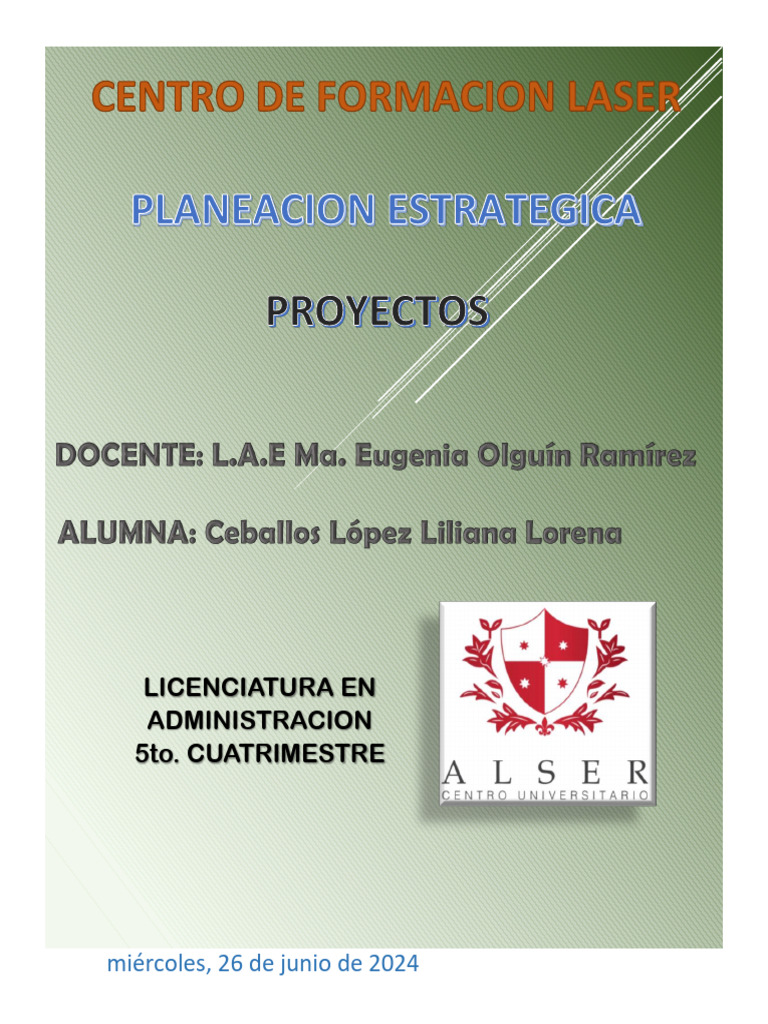 Tarea 2 Proyectos | PDF | Planificación | Gestión de proyectos