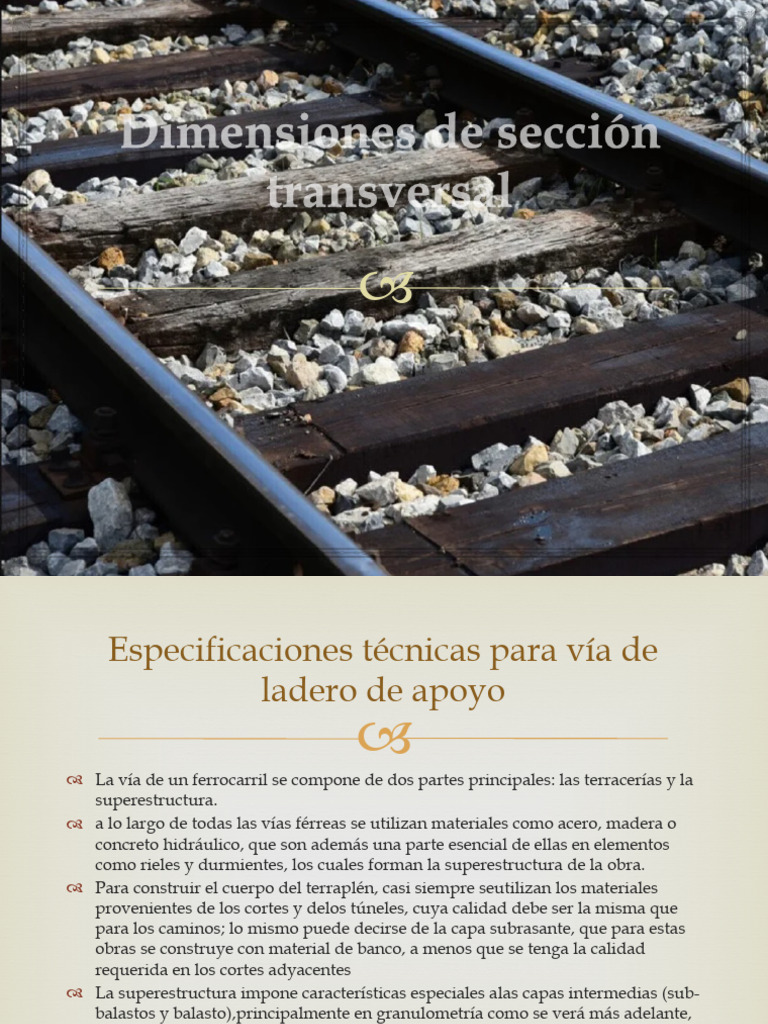 Dimensiones de Sección Transversal | PDF